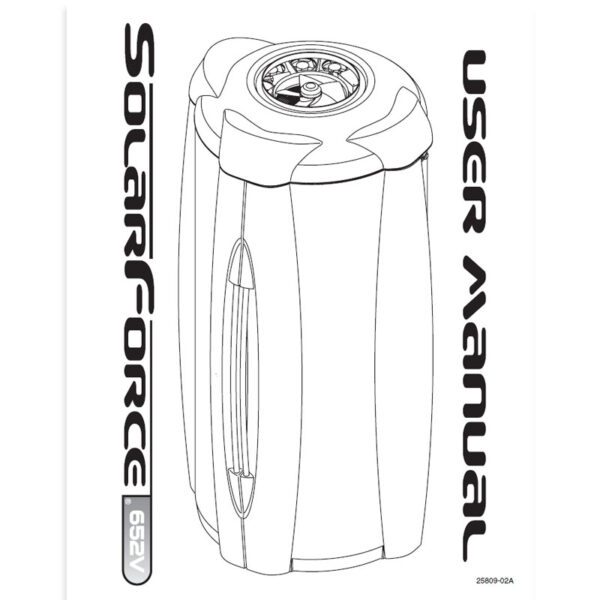 Suntan Supply ETS Solarforce Series Manual - Suntan Supply